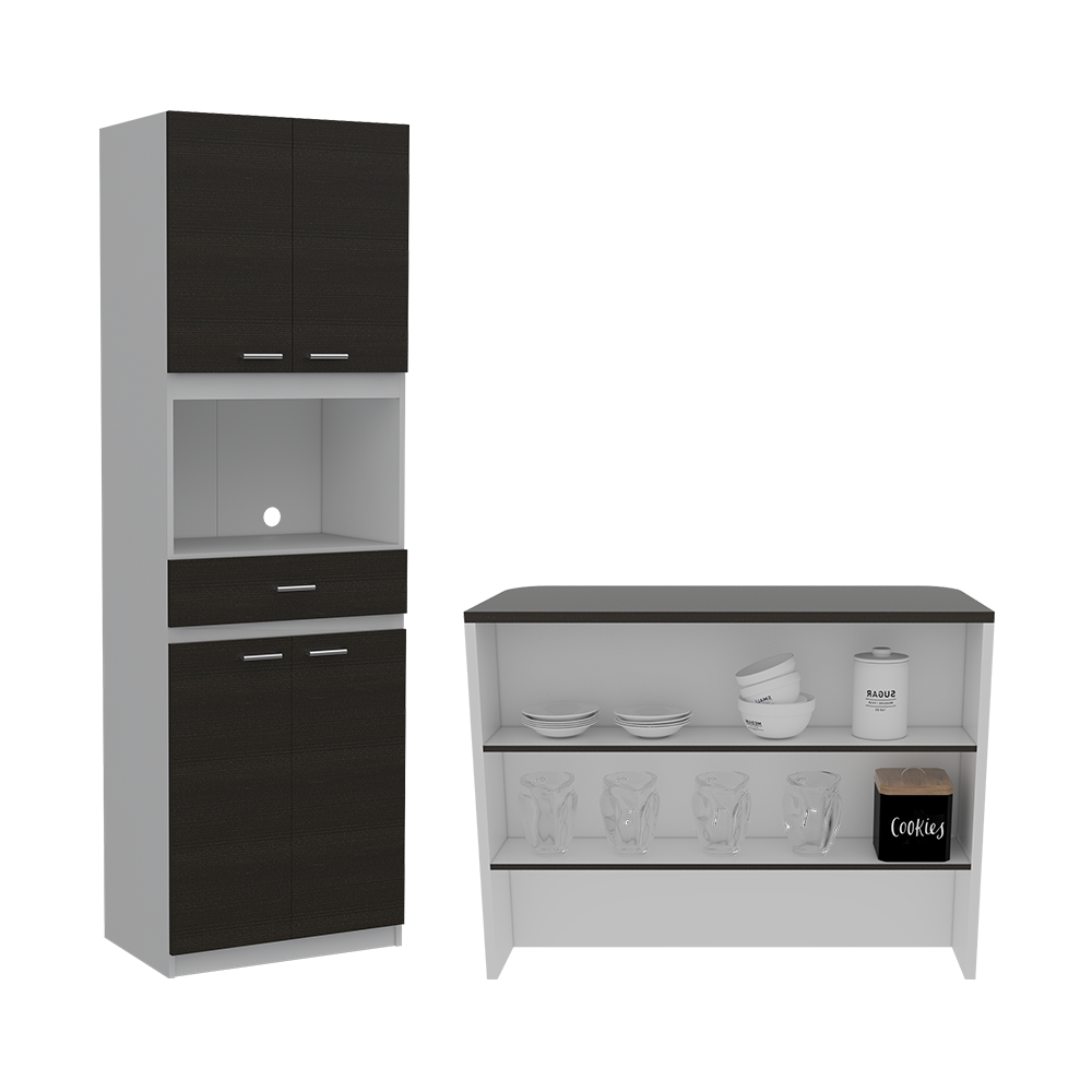 Combo Milan, incluye Barra de Cocina y Modulo Microondas – Virtual ...