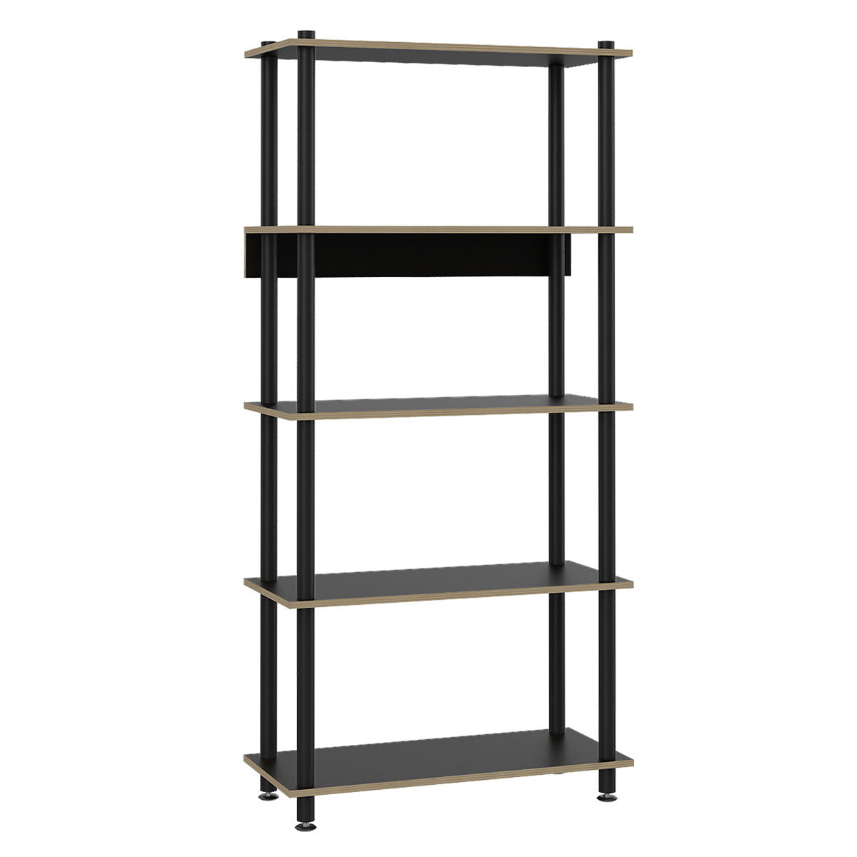 Librero Cubik, Color Duna – Virtual Muebles Mx