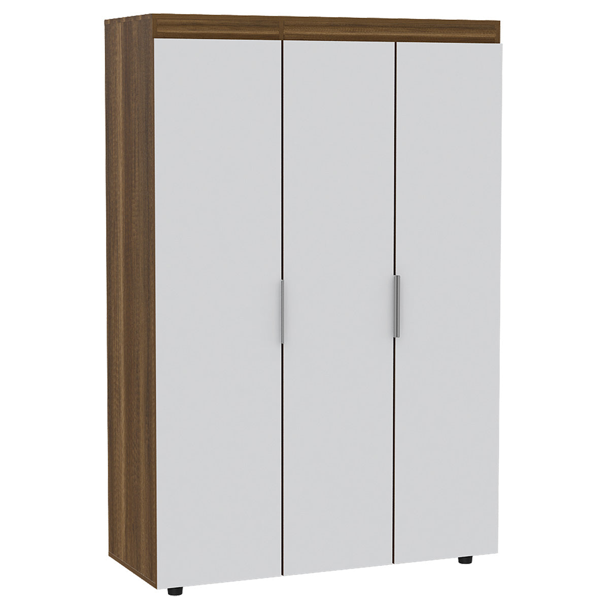 Closet Tolouse, Color Caramelo y Blanco – Virtual Muebles Mx
