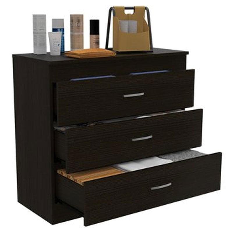Organizador Conor color Wengue para Habitación. – Virtual Muebles Mx