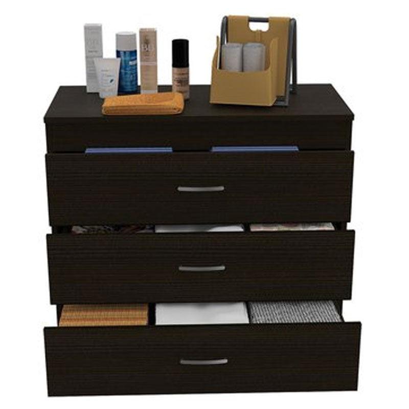 Organizador Conor color Wengue para Habitación. – Virtual Muebles Mx