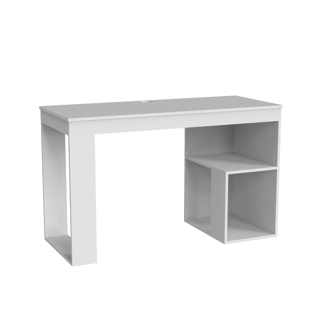 Escritorio Texi color Blanco para Oficina. – Virtual Muebles Mx