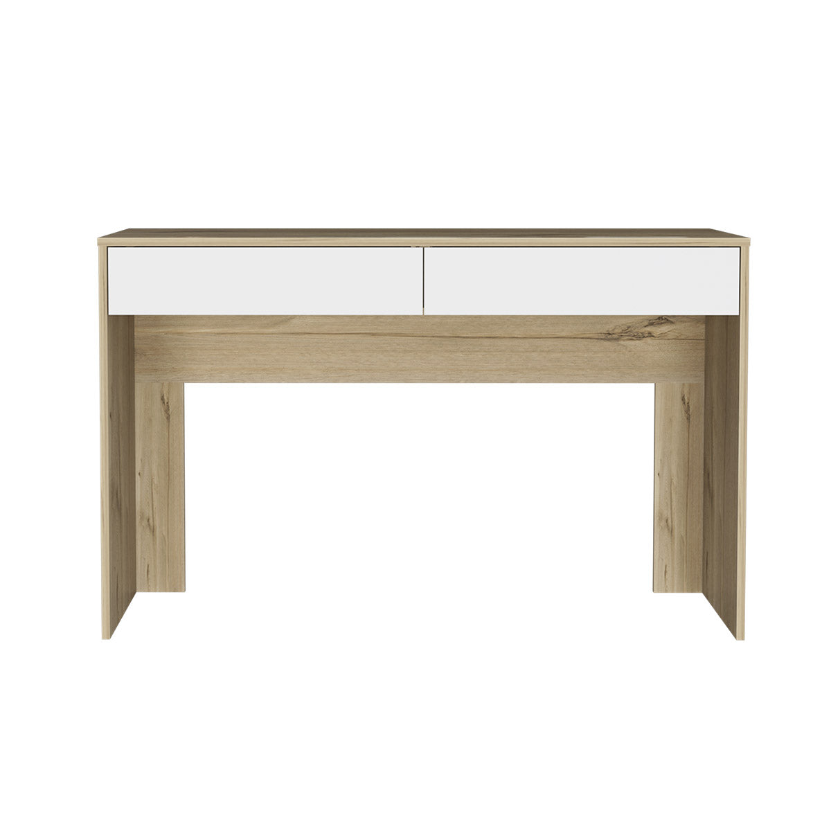 Escritorio Acre, Color Cafe Claro – Virtual Muebles Mx