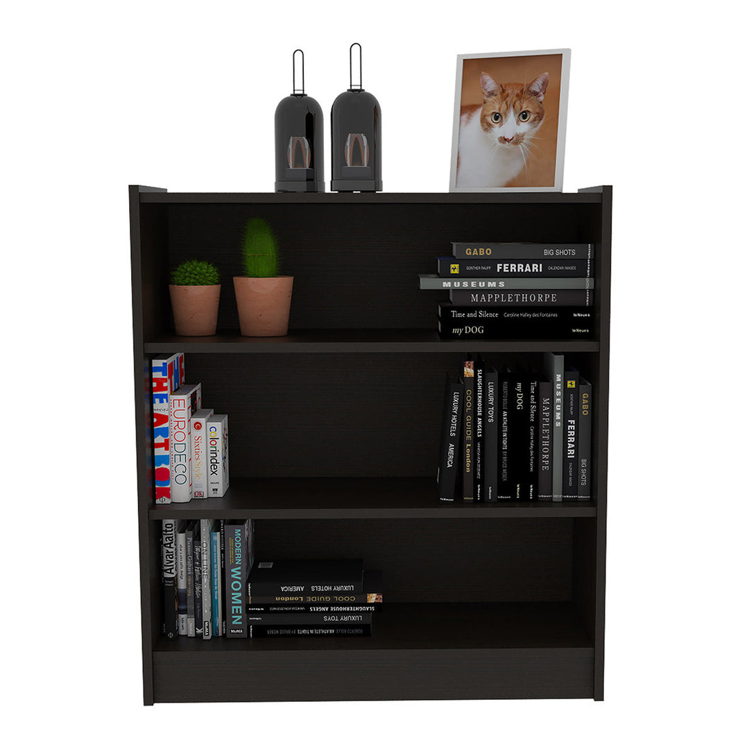 Librero Montello, Color Wengue. – Virtual Muebles Mx