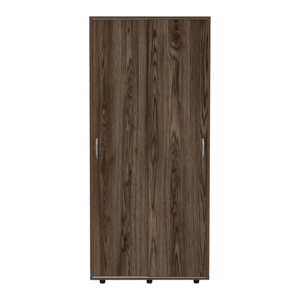 Closet Irmac color Chocolate y Blanco para Habitación. – Virtual Muebles Mx
