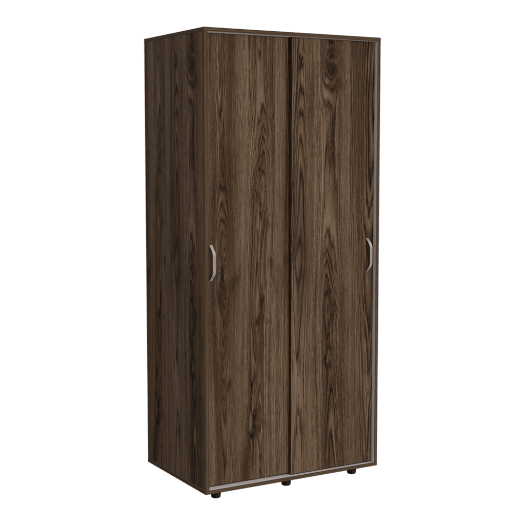 Closet Irmac color Chocolate y Blanco para Habitación. – Virtual Muebles Mx