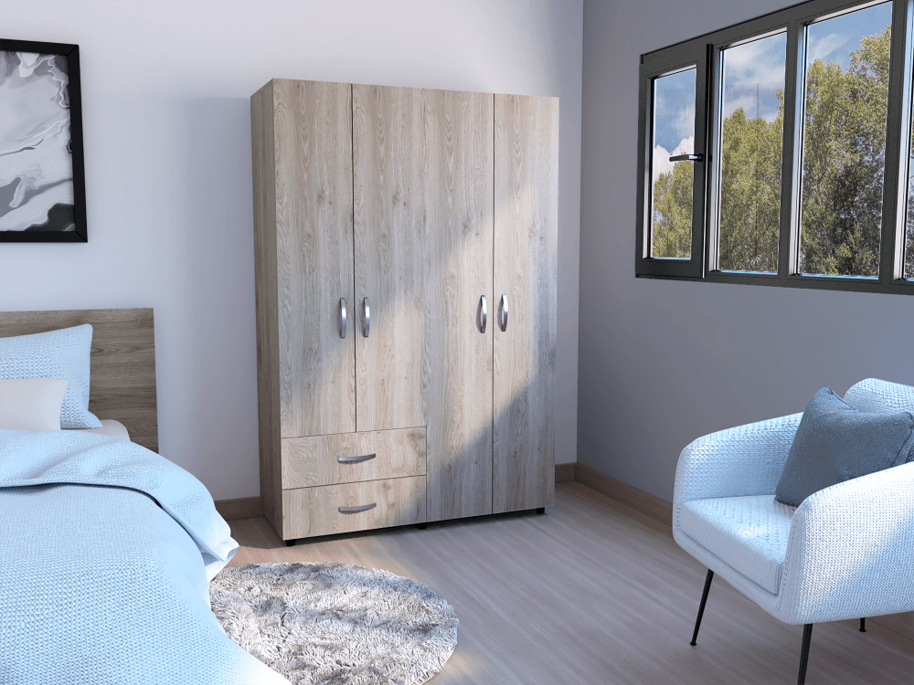 Closet Arkola Color Humo y Blanco Duqueza Para Habitación. – Virtual ...