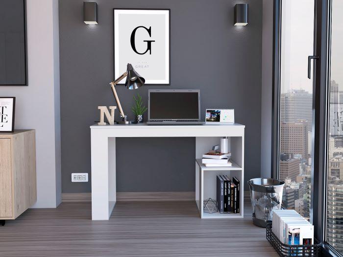 Escritorio Texi color Blanco para Oficina. – Virtual Muebles Mx