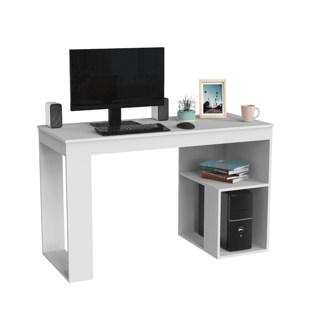 Escritorio Texi color Blanco para Oficina. – Virtual Muebles Mx
