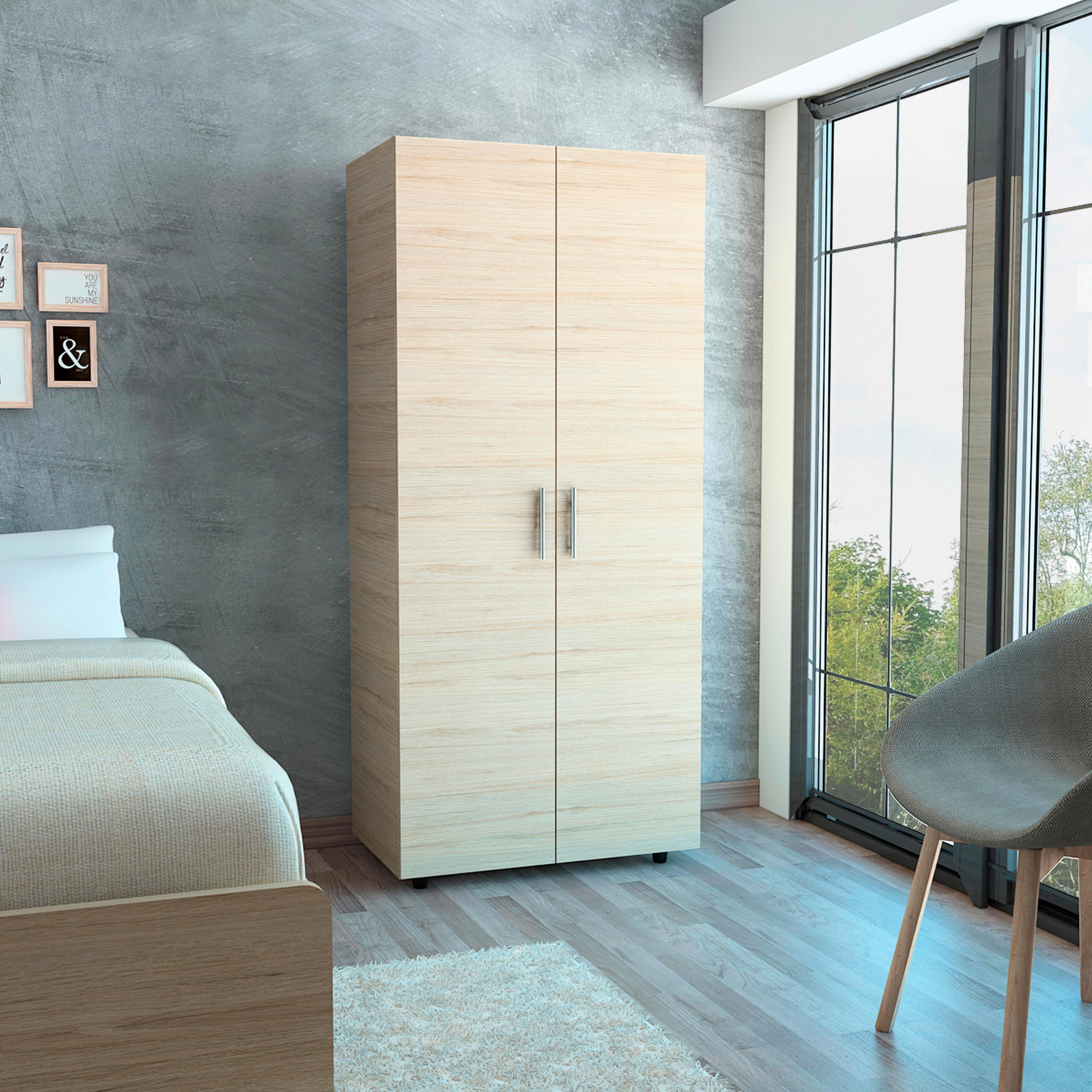 Closet Carlota color Beige y Blanco para Habitación. – Virtual Muebles Mx